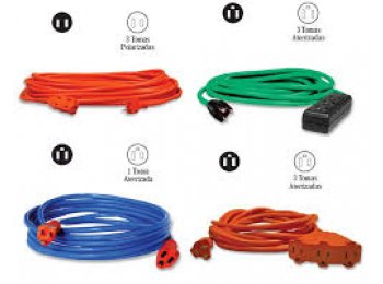 Extensiones de uso rudo aterrizada - Productos Eléctricos y Ferreteros