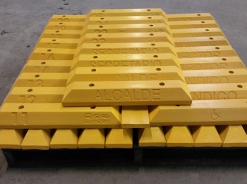 Topes de plastico para estacionamiento - Polyhex