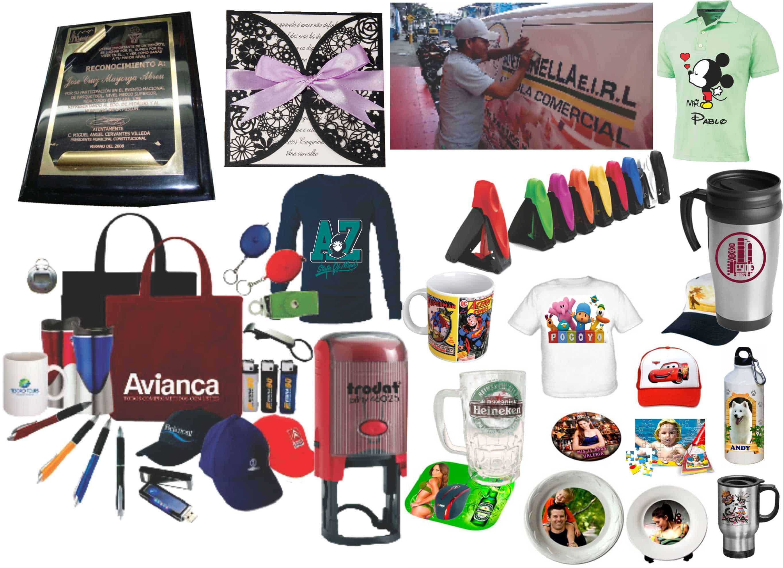 Articulos promocionales impresos