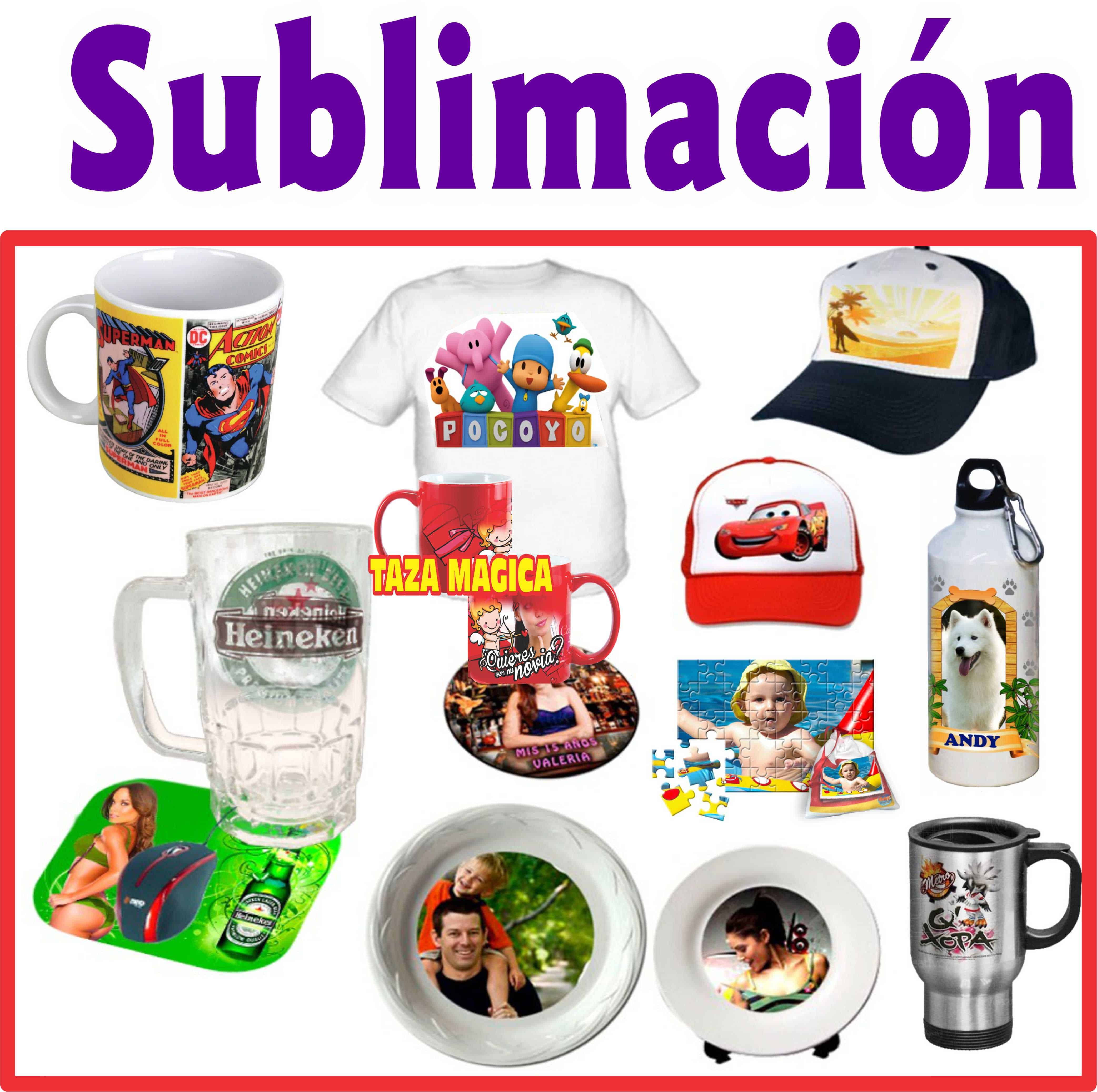 Sublimacion sobre textiles y articulos promocionales