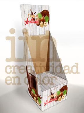 Exhibidores de piso tipo weekender floor display - Iin Creatividad en Color