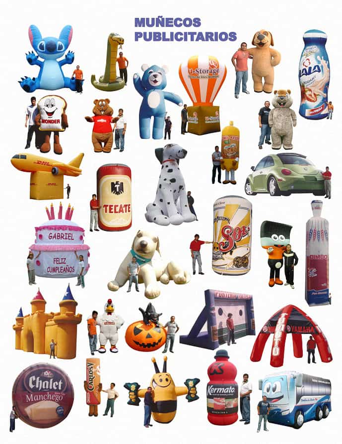 Publicidad inflable - Botargas Publicitarias