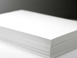 Papel extendido con diferentes medidas