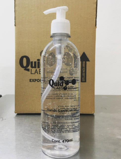 Gel Antibacterial 70% Alcohol con Dosificador