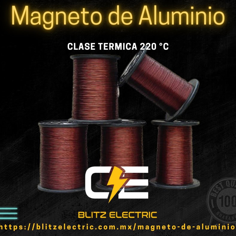 Alambre magneto Aluminio cal. 9 -220°