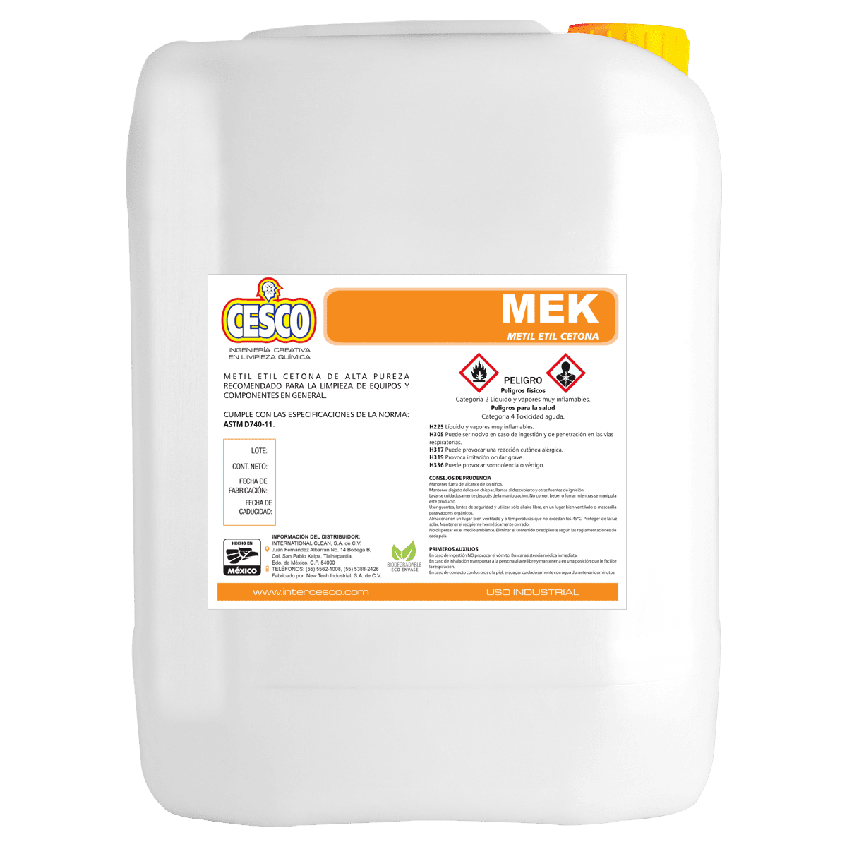 Cetona metil etilica 2-butanona mek CESCO