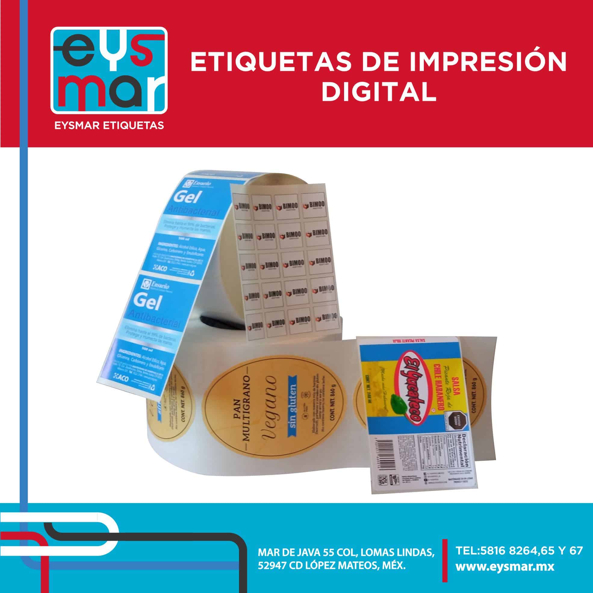 Etiquetas Autoadheribles de Impresión Digital