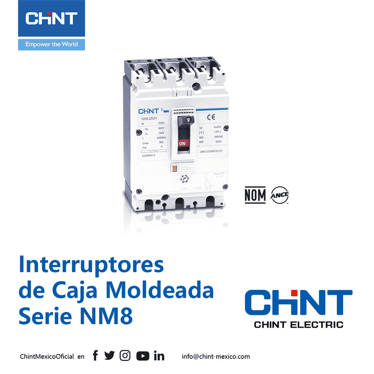 Interruptores de circuito en caja moldeada (mccb) NM1