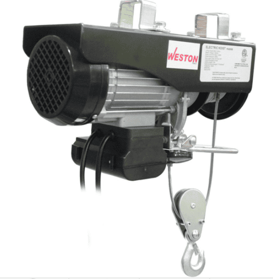 MINI POLIPASTO ELECTRICA 500/1000KG 220V M-01050 WESTON | Tu Interfaz ...