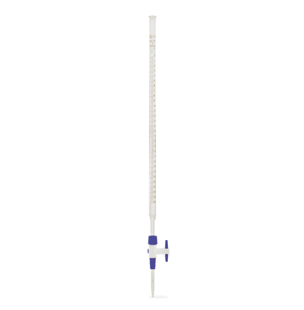 Buretas de vidrio rectas desarmables llave PTFE 50 ML