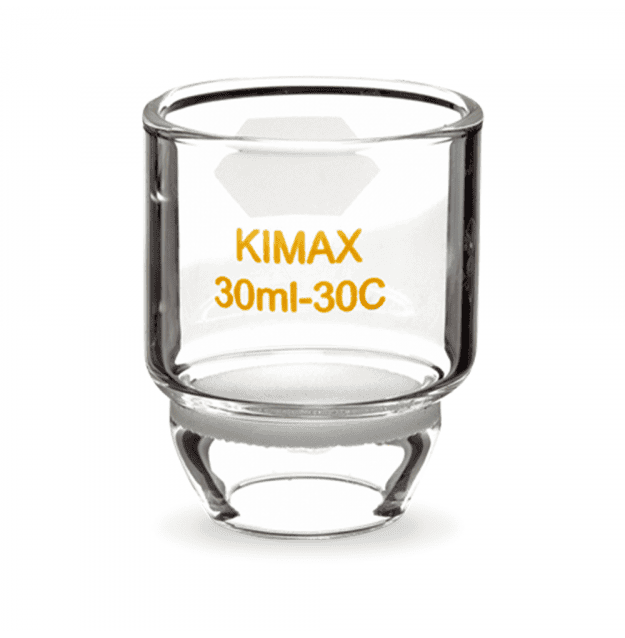 Material de laboratorio crisol GOOCH forma baja en vidrio poro C 30 ML