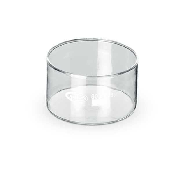 Material de laboratorio cristalizador en vidrio 40 x 25 MM