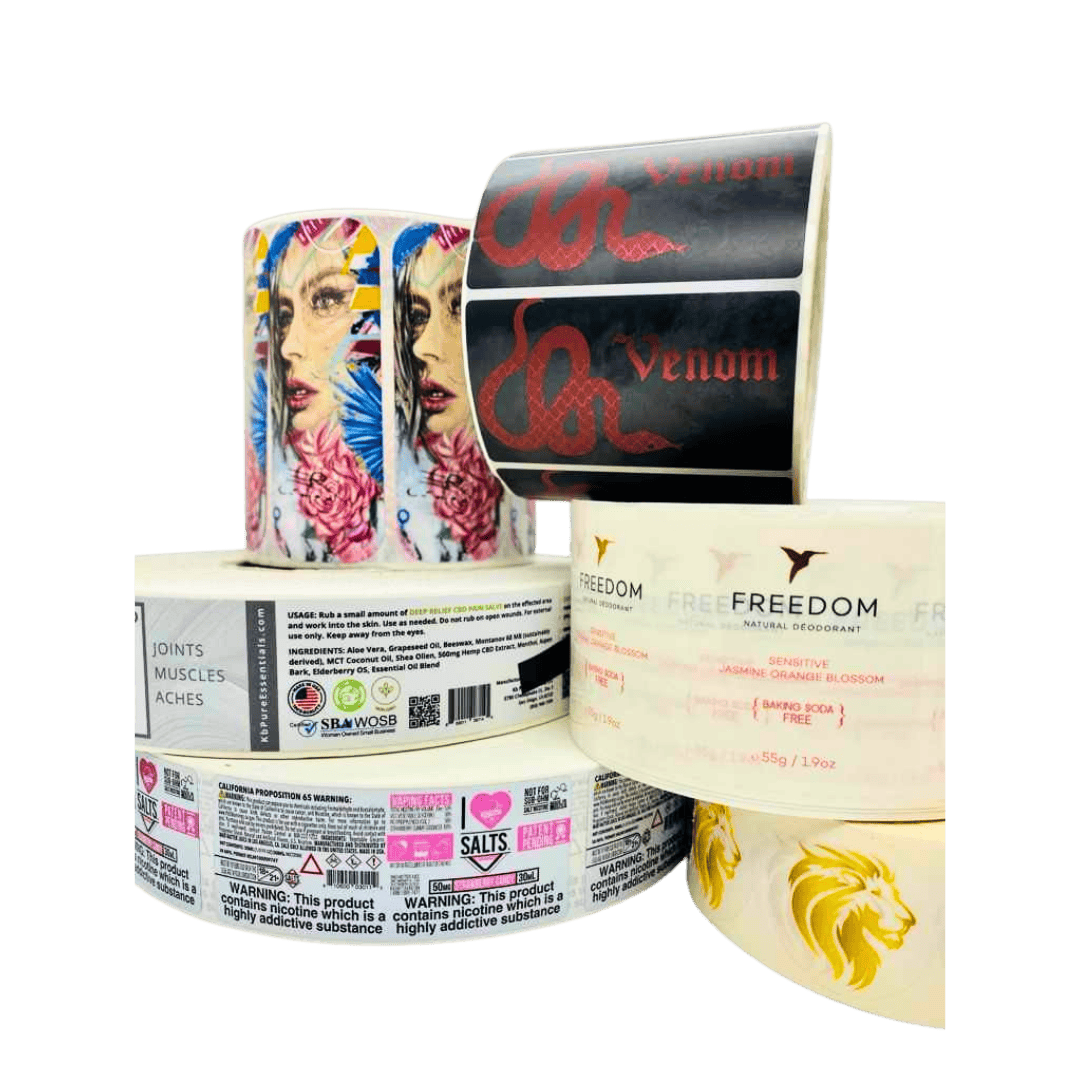 Etiquetas BoPP en Rollo Personalizadas