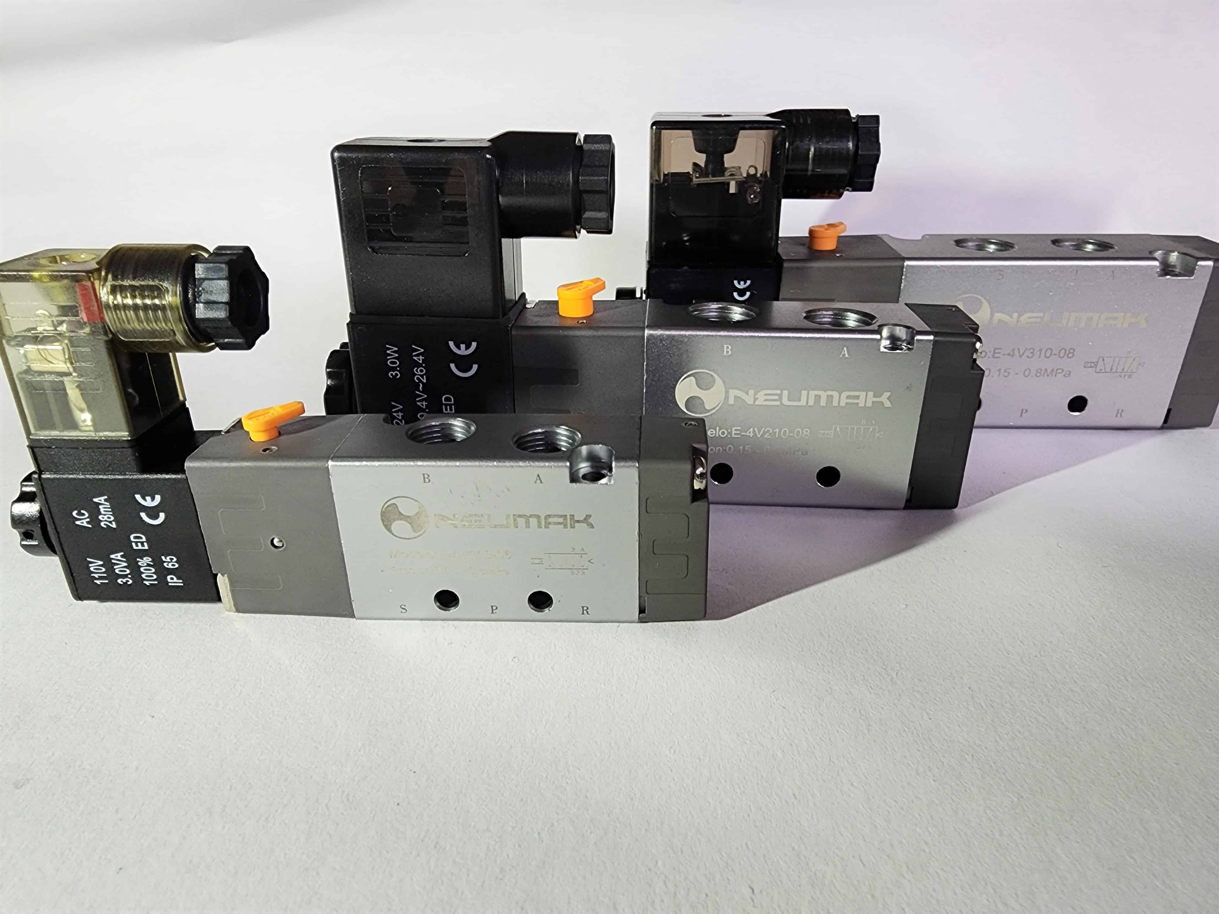 Electroválvulas de control direccional neumáticas