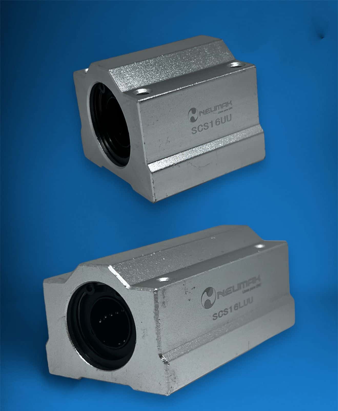 Rodamientos lineales con base