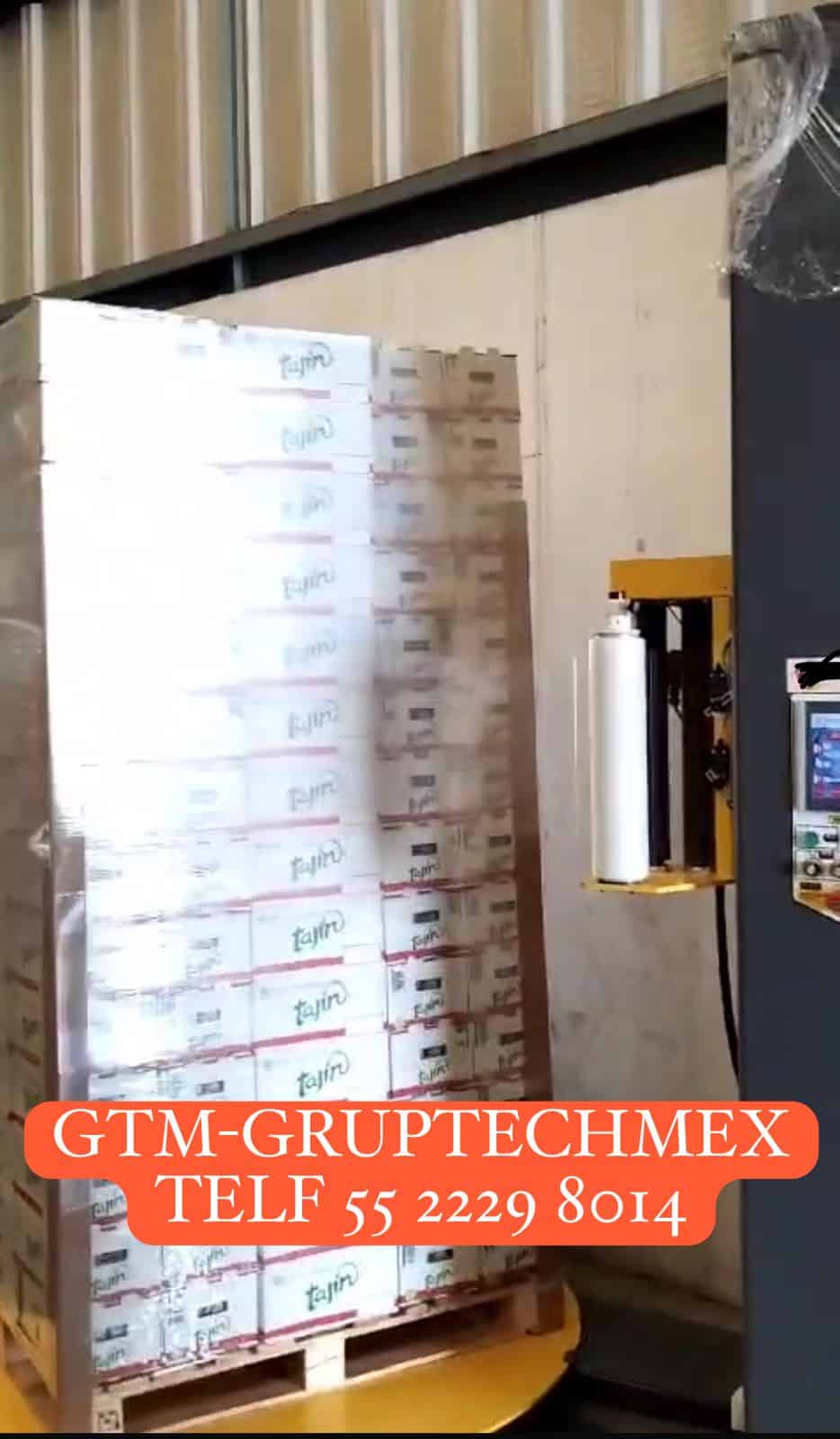 Paletizadora automática, entrega inmediata